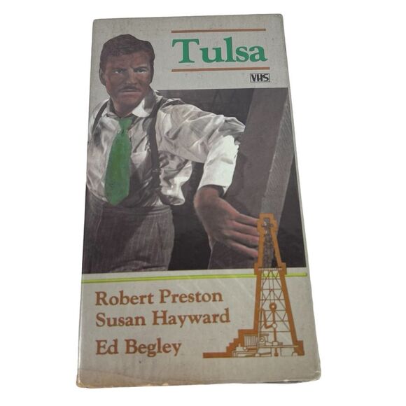 Tulsa | Media | Vintage Tulsa Vhs Movie Susan Hayward Robert Preston Ed ...